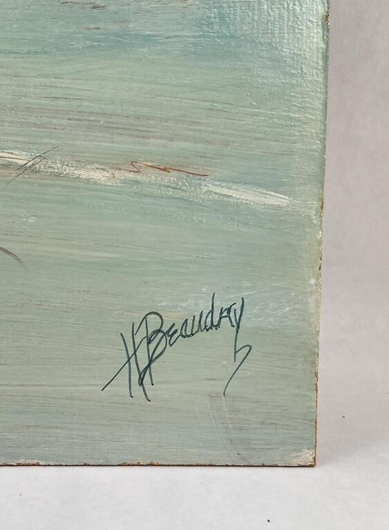 Henry Beaudry | Henry Beaudry Canadian First Nation Oil Painting (1941 ...