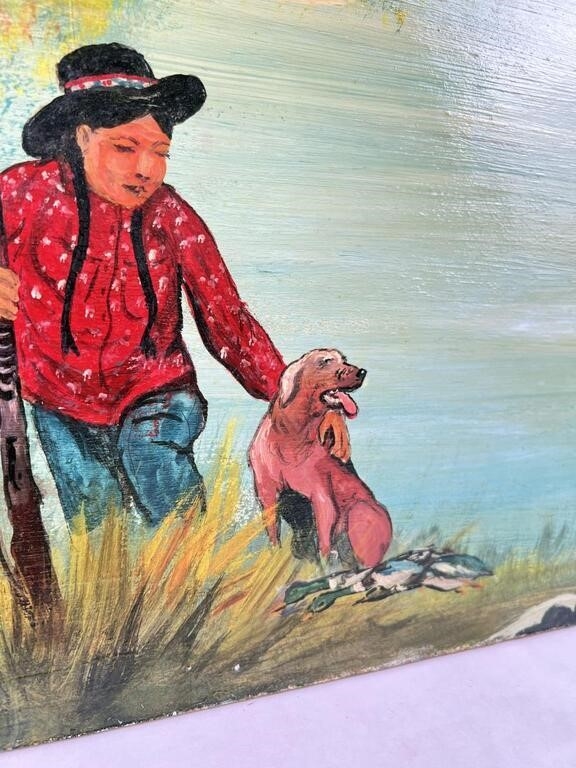 Henry Beaudry | Henry Beaudry Canadian First Nation Oil Painting (1941 ...