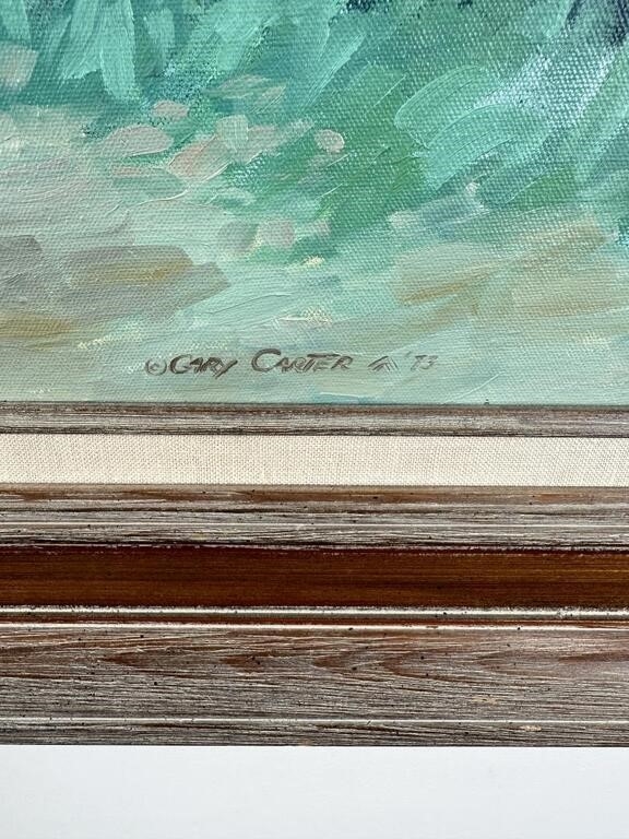 Gary Carter | Gary Carter Montana Oil on Canvas Painting (1990 - 1997 ...