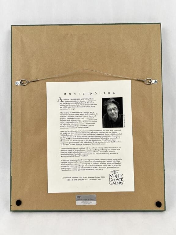 Monte Dolack | Monte Dolack Rattlesnake Creek Montana Print | MutualArt