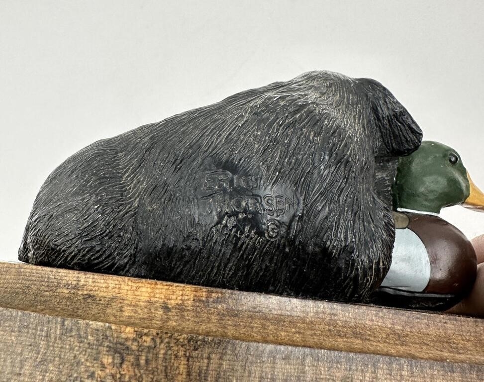 Eric Thorsen | Eric Thorsen Black Lab Figurine Ducks Unlimited | MutualArt