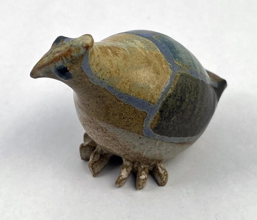Frances Senska | Frances Senska Montana Studio Pottery Quail | MutualArt