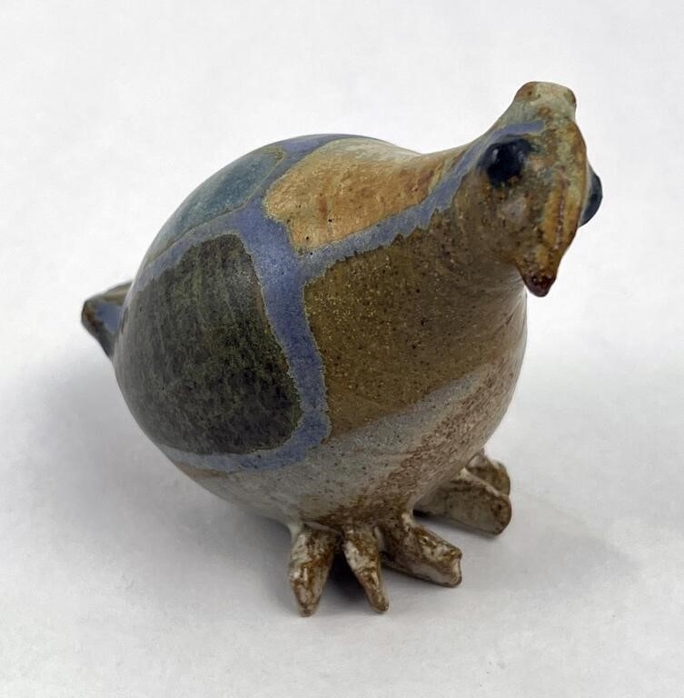 Frances Senska | Frances Senska Montana Studio Pottery Quail | MutualArt