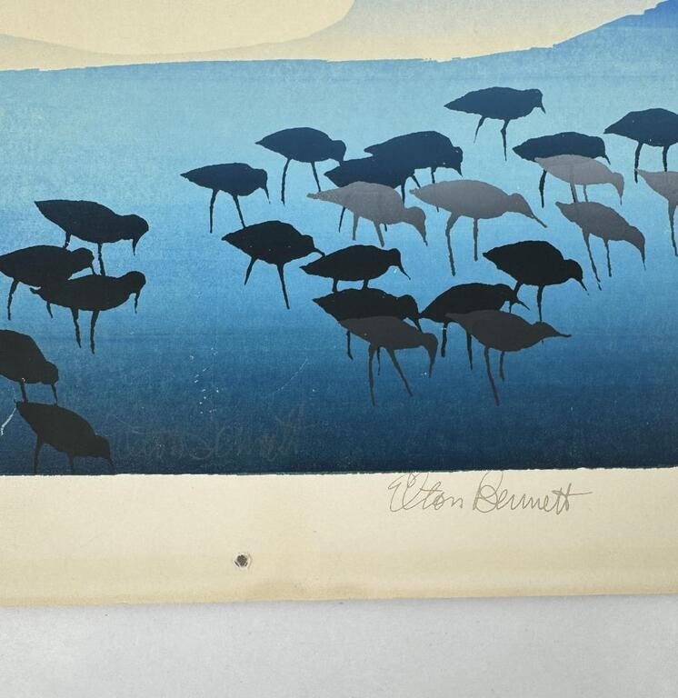 Elton Bennett | Elton Bennett The Hurrying Feet Print | MutualArt