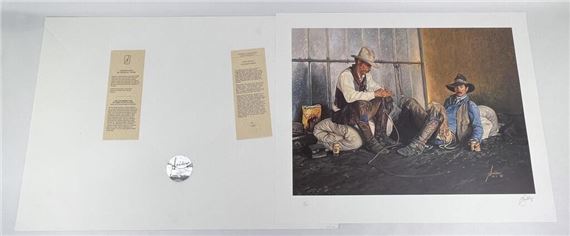 Gordon Snidow | Gordon Snidow Cowboy Print After Hours | MutualArt