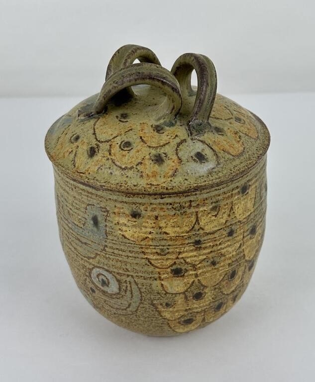 Frances Senska | Frances Senska Montana Studio Pottery Covered Jar ...