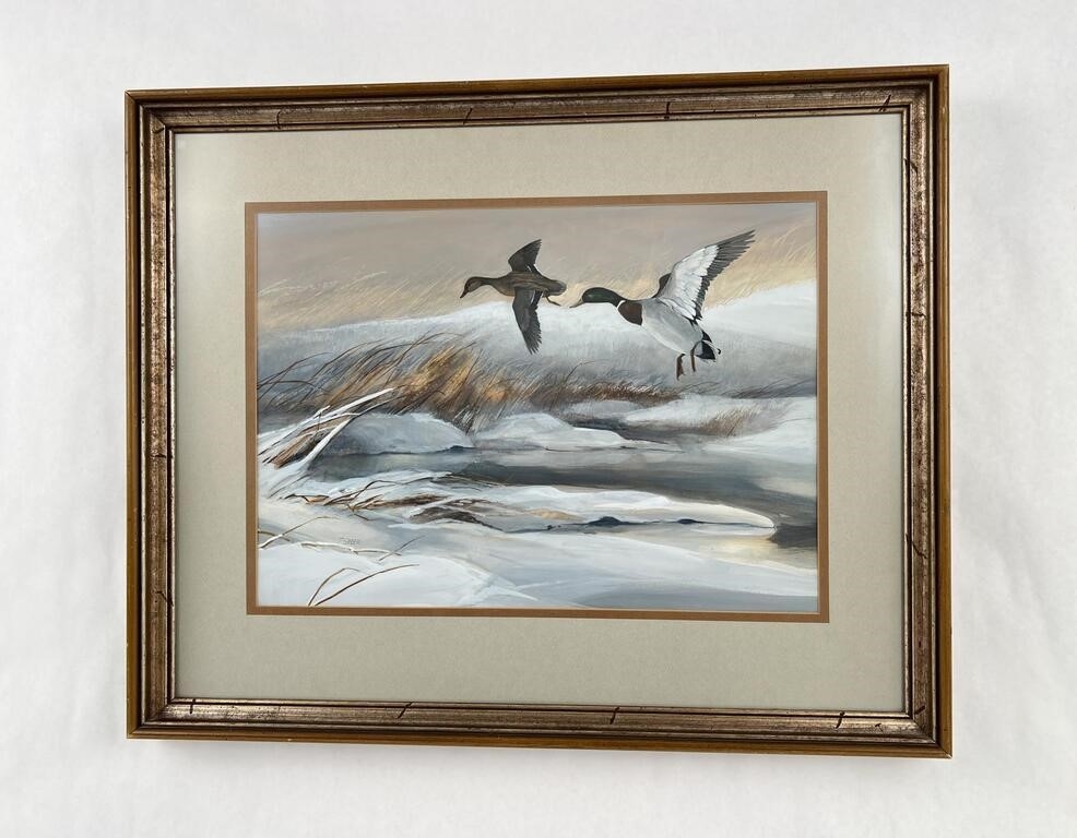Tom Sander | Tom Sander Montana Gouache Painting (1938) | MutualArt