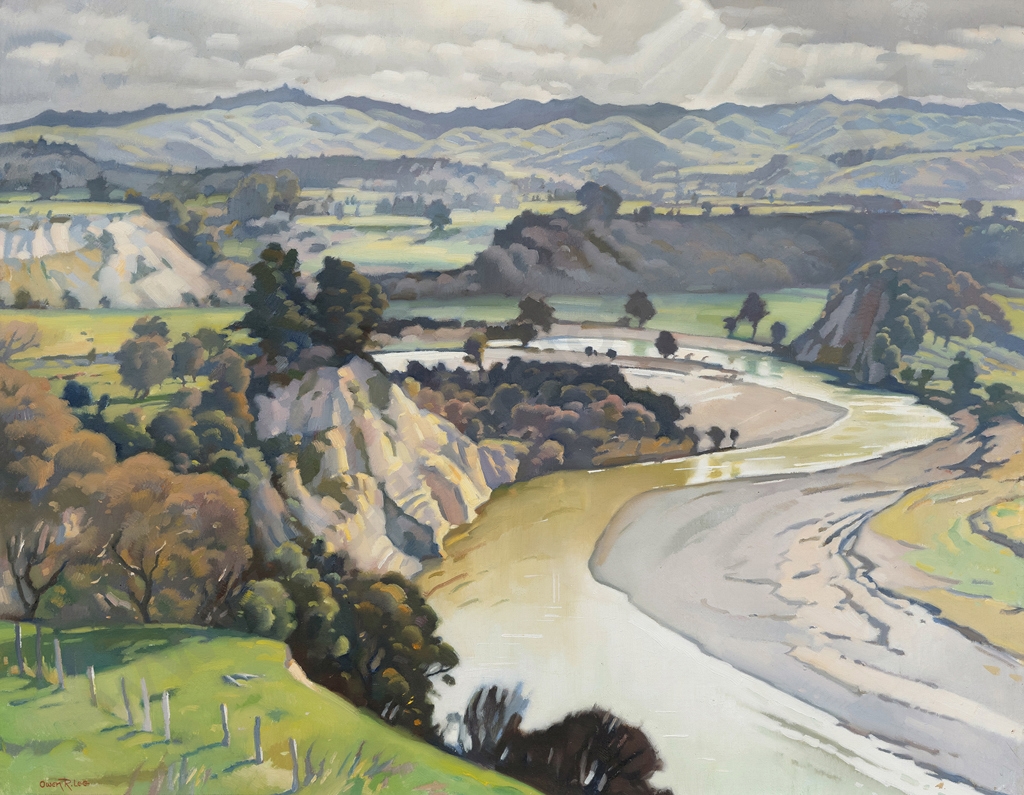 Owen R. Lee | The Winding Rangitikei (1918) | MutualArt