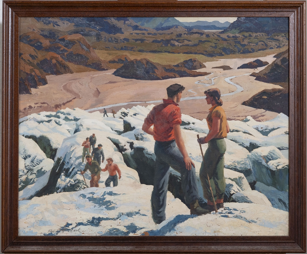 Russell Clark | Fox Glacier (1905) | MutualArt