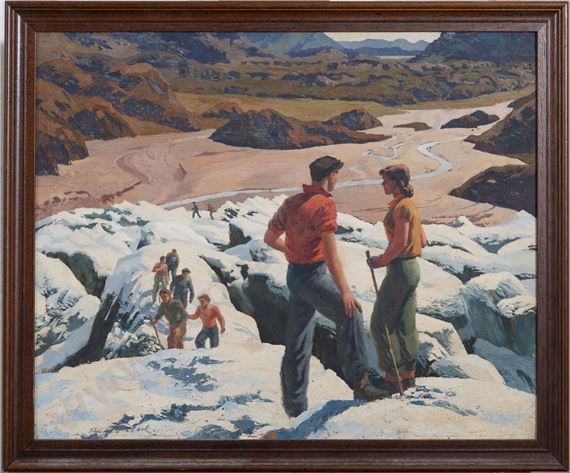 Russell Clark | Fox Glacier (1905) | MutualArt