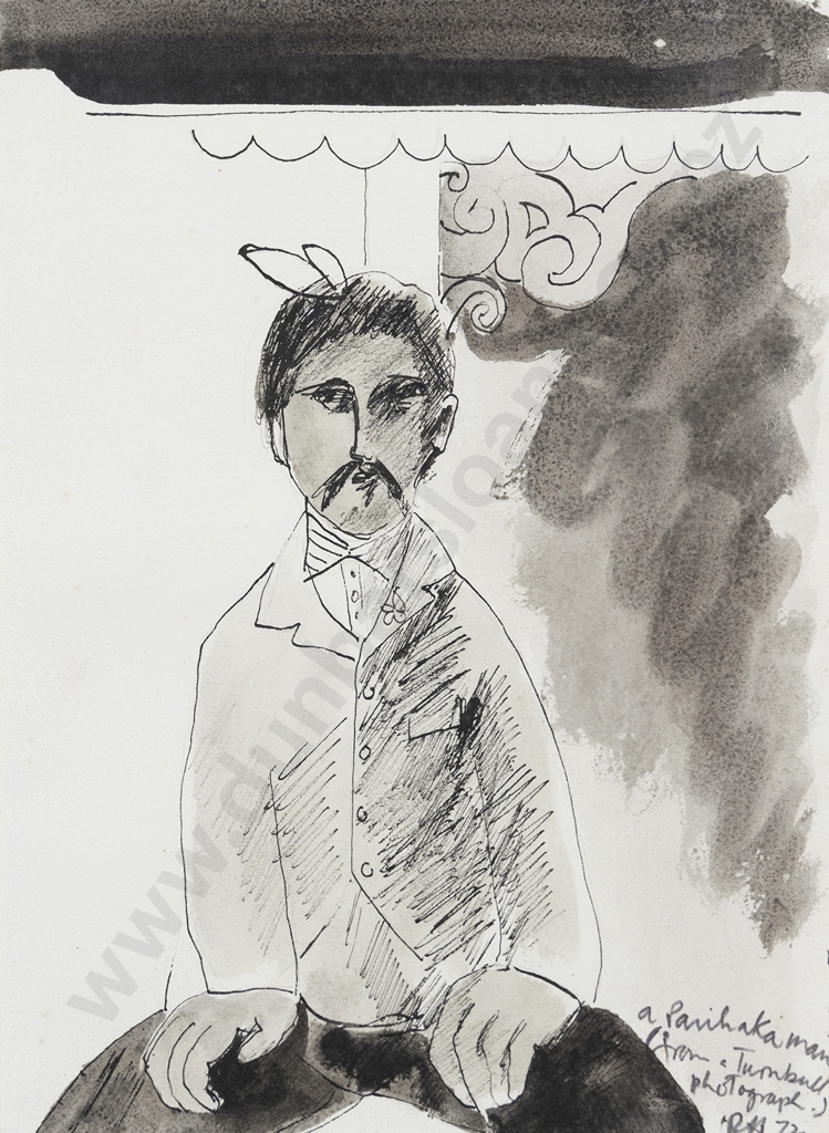 Ralph Hotere | A Parihaka Man (1931) | MutualArt