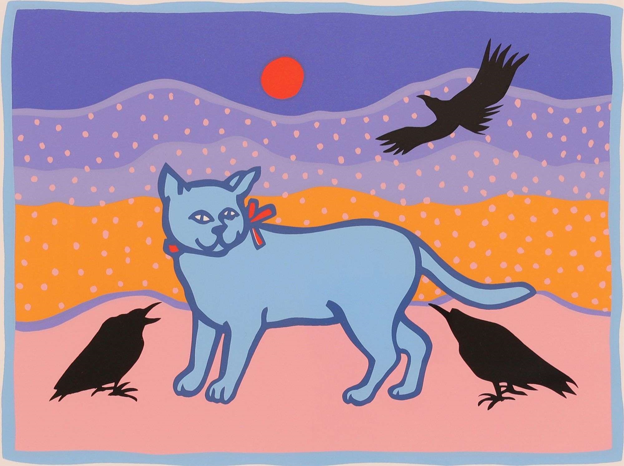 Ted Harrison | Snowcat (1987) | MutualArt