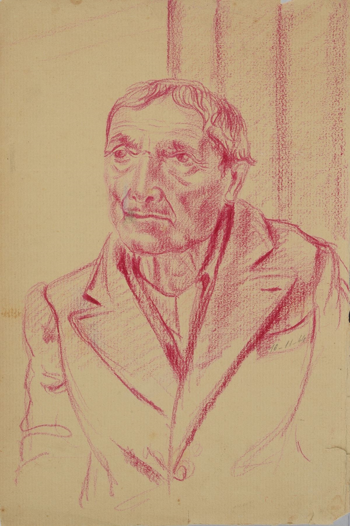 Silvio Loffredo | Ritratto di vecchio, 1944 (1920) | MutualArt