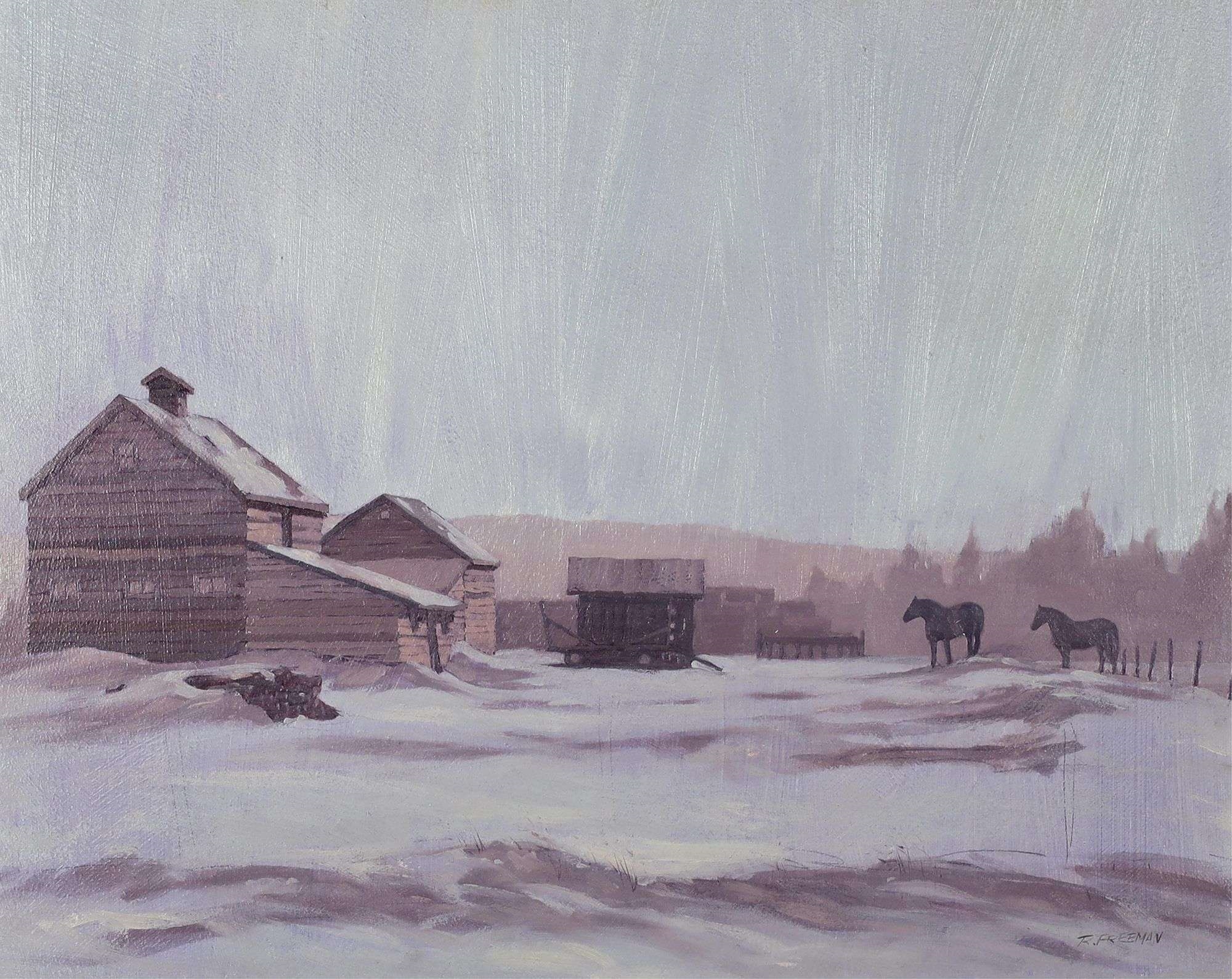 Richard Audley Freeman | Frigid Farmyard (1973) | MutualArt