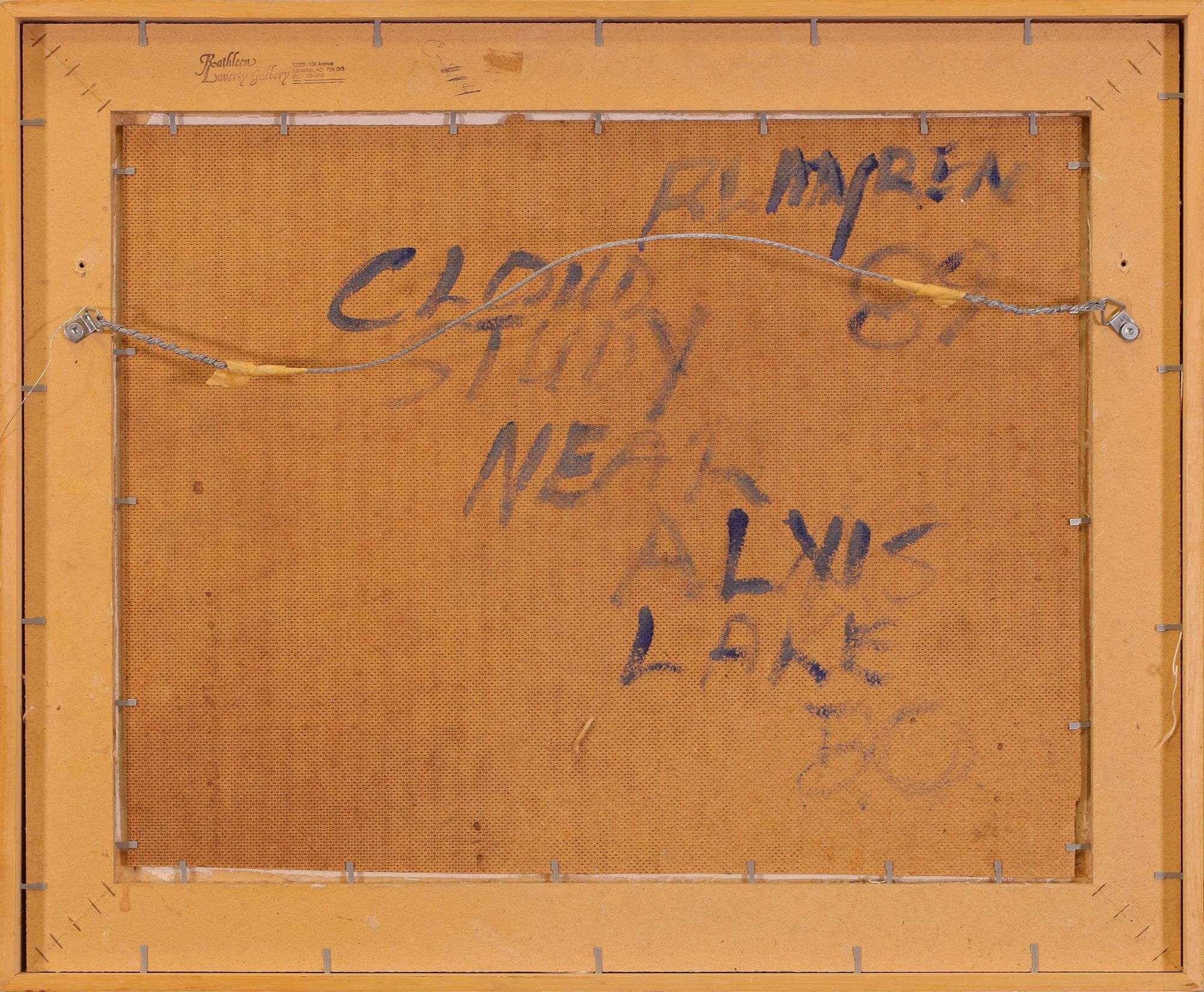 Ronald Myren | Cloud Study Near Alexis Lake B.C. (1989) | MutualArt