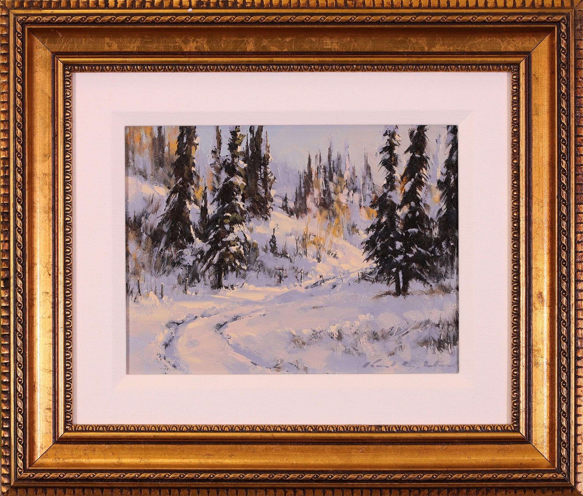 Karl E. Wood | KARL E. WOOD, OIL ON MASONITE | MutualArt