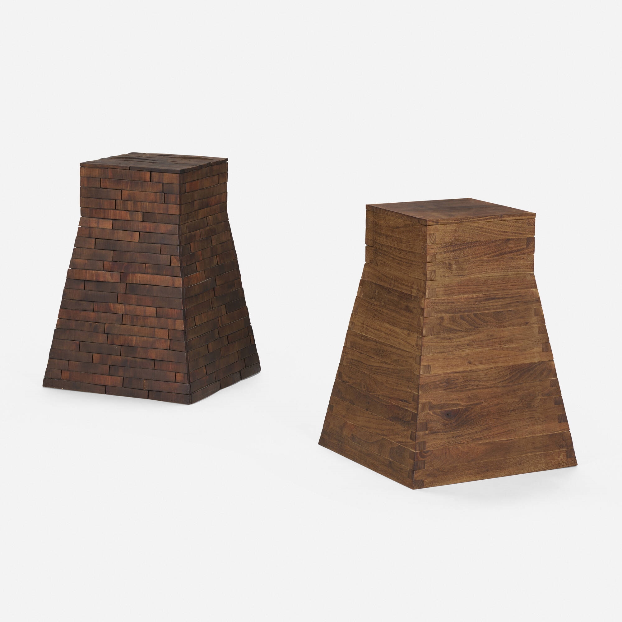 David Perry | Mastaba occasional tables, set of two (1992) | MutualArt