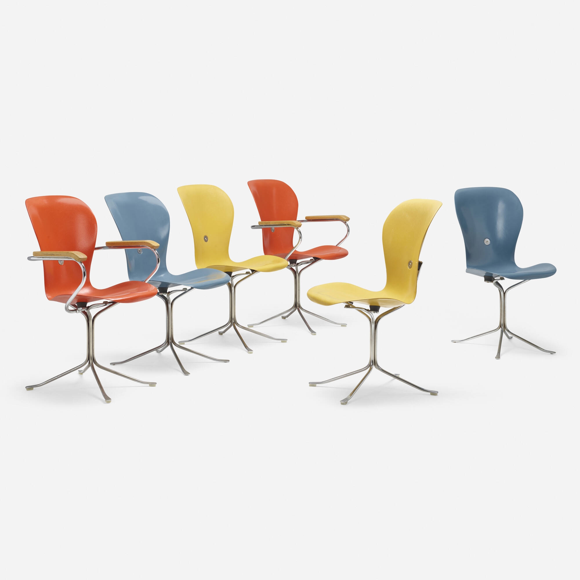 Gideon Kramer | Ion chairs, set of six (1962) | MutualArt