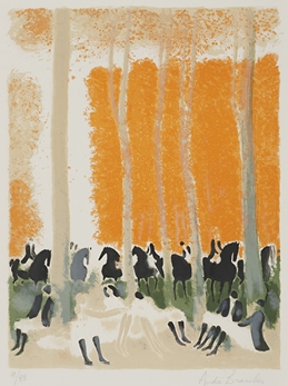 Andre Brasilier | L’Étang (1977) | MutualArt