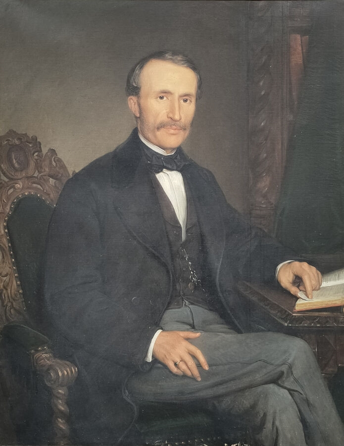 Désiré Mergaert | Portrait de Monsieur d'Izarn Portrait de Madame d ...