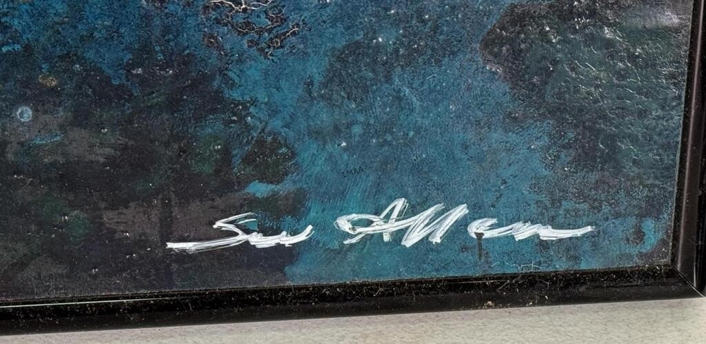 Su Allen | SU ALLEN MODERN ABSTRACT ACRYLIC ON CANVAS | MutualArt