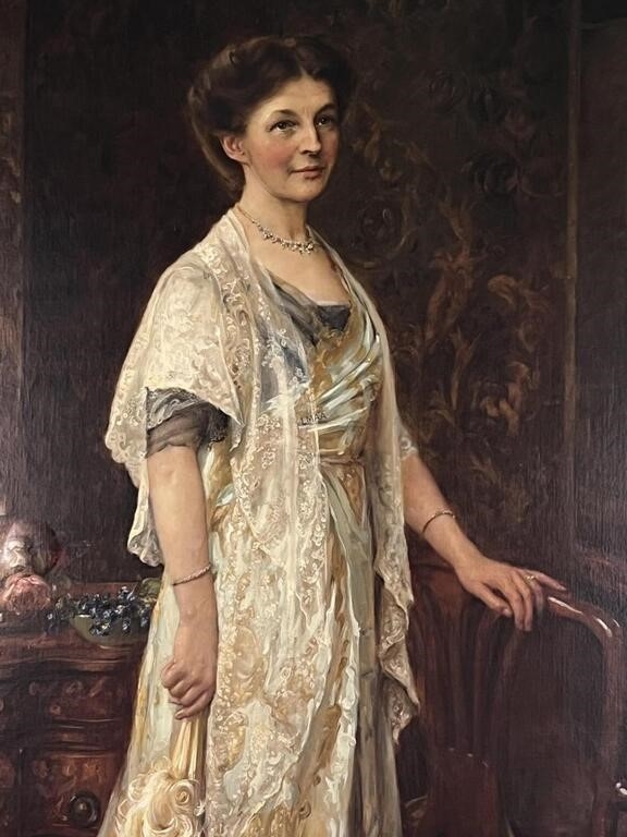 John Singer Sargent | JOHN HANSON WALKER PORTRAIT OF LADY OIL ON CANVAS ...