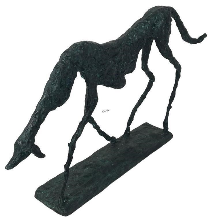 Alberto Giacometti | BRONZE GIACOMETTI STYLE WHIPPET | MutualArt