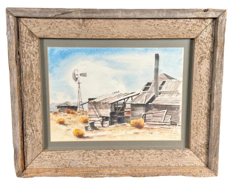 Roy Purcell | ROY PURCELL FARM SCENE ETCHING 1977 (1977) | MutualArt