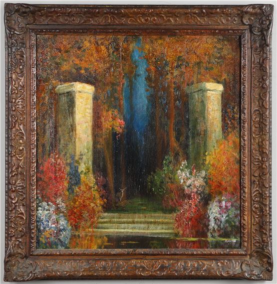 Thomas Edwin Mostyn | An enchanted garden (1923) | MutualArt
