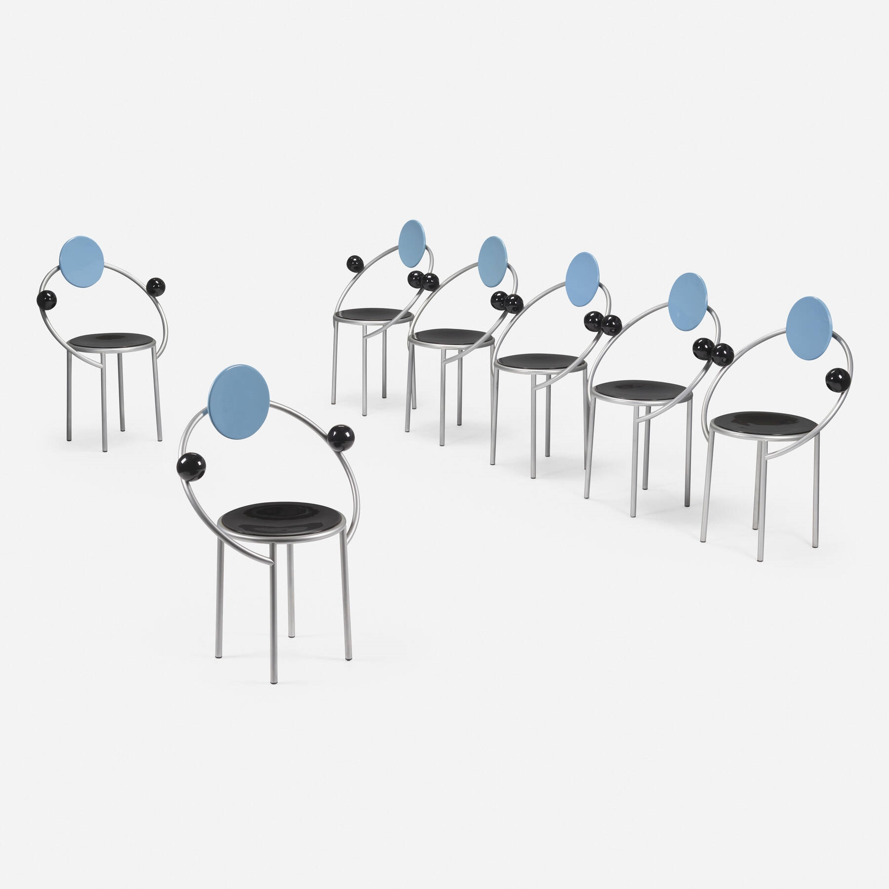 Michele de Lucchi | First Chairs, set of seven (1983) | MutualArt