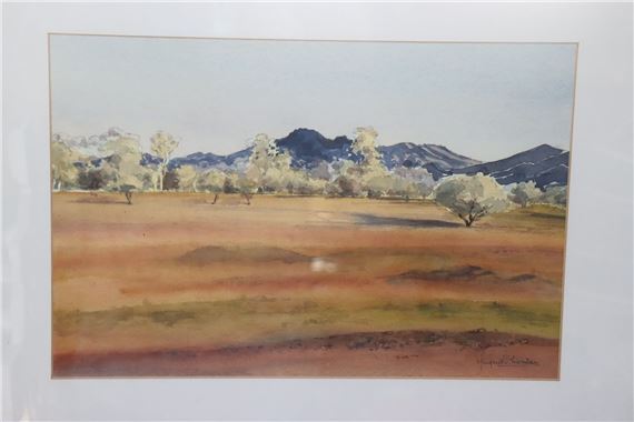 Margaret Thompson | Landscape with Mountain Ranges | MutualArt