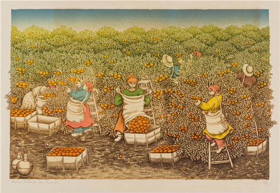 Dila Dileusa Dinis Rodrigues | Colheita da laranja (1992) | MutualArt