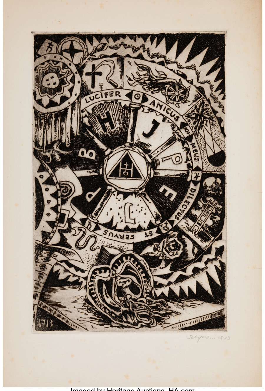 Kurt Seligmann | Surrealist compositions | MutualArt