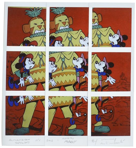 Maurizio Galimberti | Mickey Mouse Almanac Mosaic (2021) | MutualArt