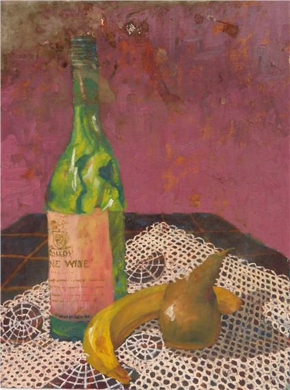 Beni Kosh | Still-Life with Wine Bottle | MutualArt