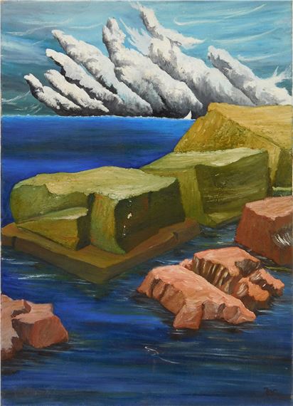 Beni Kosh | Seascape with Rocks | MutualArt