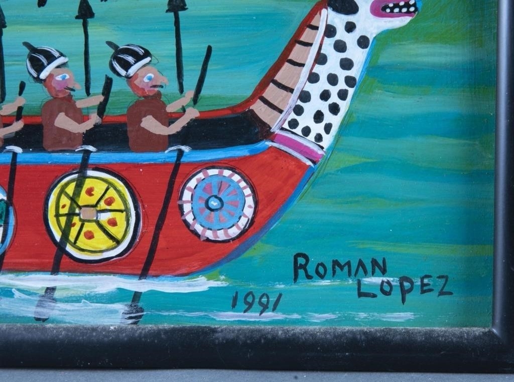 Roman Lopez | 2 Roman Lopez artworks (1991) | MutualArt