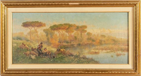 Pietro Barucci | Il riposo dei pastori (1883) | MutualArt