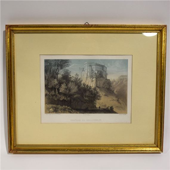 Jean-Baptiste Fresez | Château de Hollenfeltz, Lithograph drawn from ...