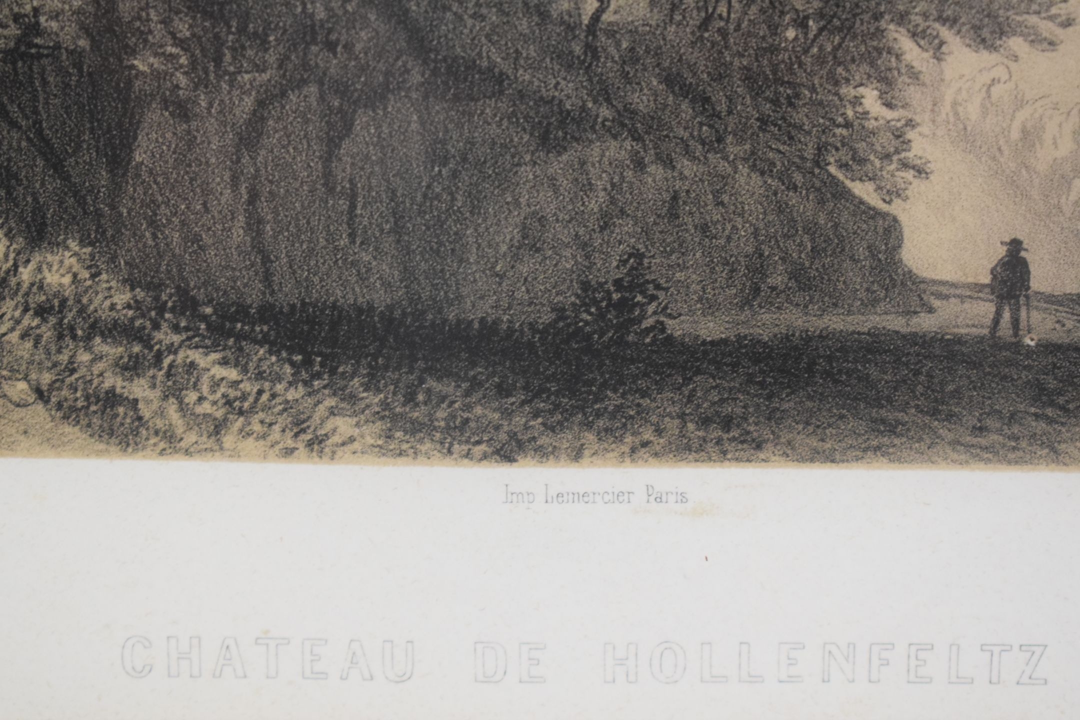 Jean-Baptiste Fresez | Château de Hollenfeltz, Lithograph drawn from ...