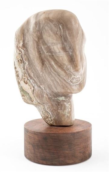 Joan Hyde Shapiro | Joan Shapiro Female Face Alabaster Sculpture ...