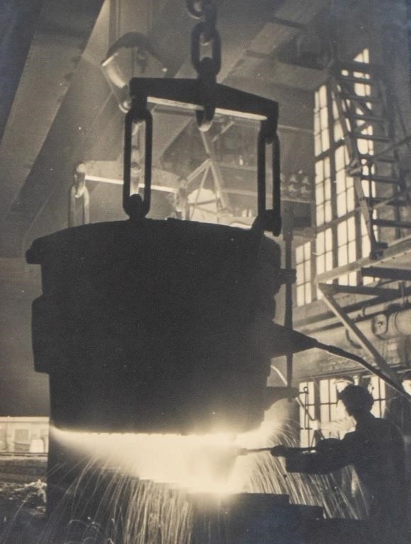 Emil Heilborn | Emil Heilborn Welder Vintage Gelatin Print | MutualArt