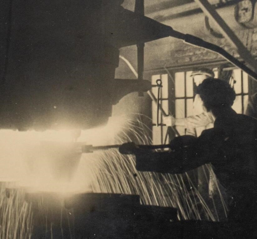 Emil Heilborn | Emil Heilborn Welder Vintage Gelatin Print | MutualArt