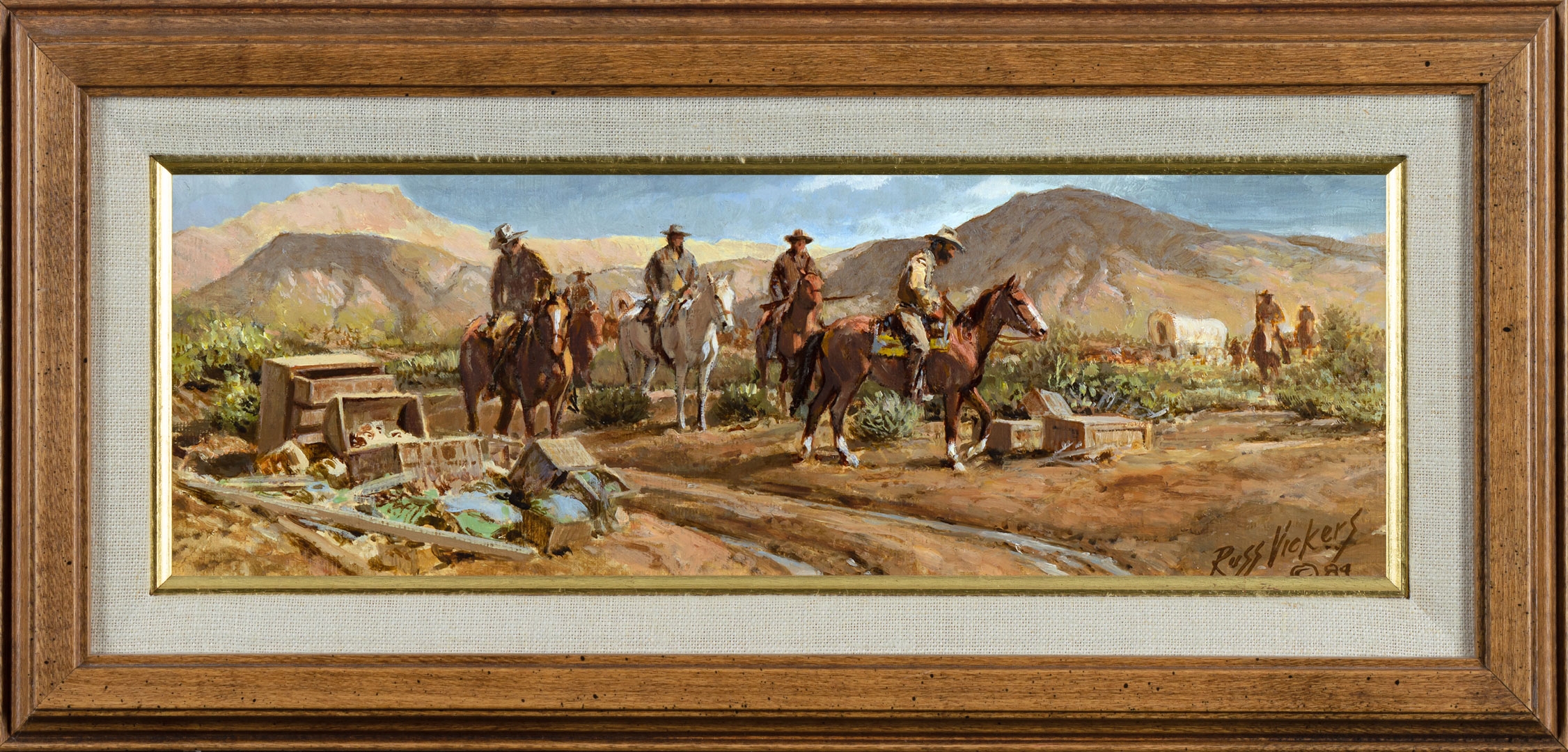 Russ Vickers | Russ Vickers (1923-1997), No Takers (1984) | MutualArt