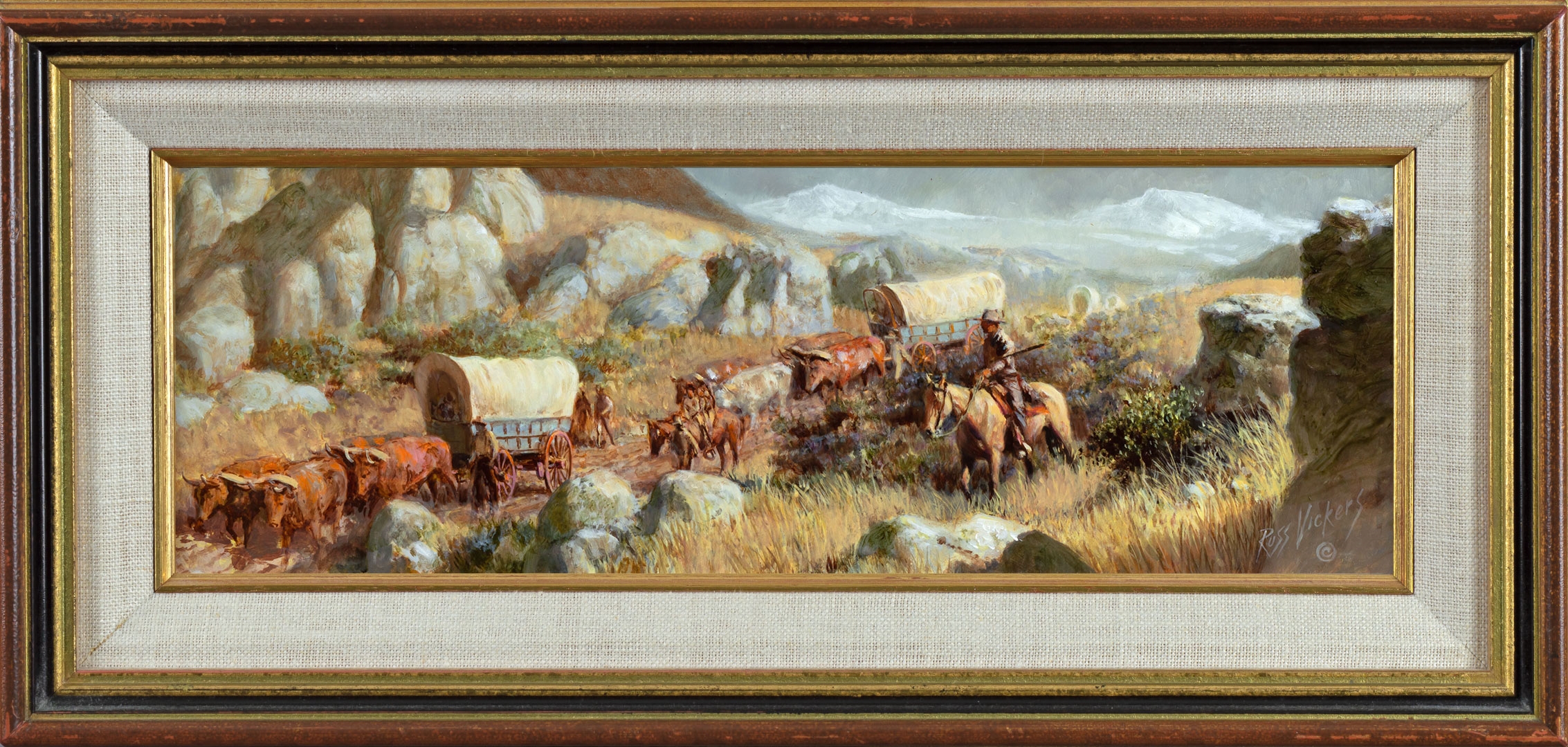 Russ Vickers | Russ Vickers (1923-1997), Ahead of the Winter Snow ...