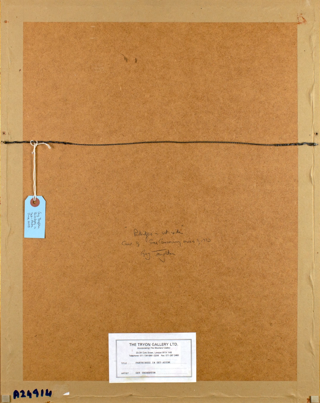 Guy Troughton | Guy Troughton (1960-), Partridges in Set-Aside | MutualArt