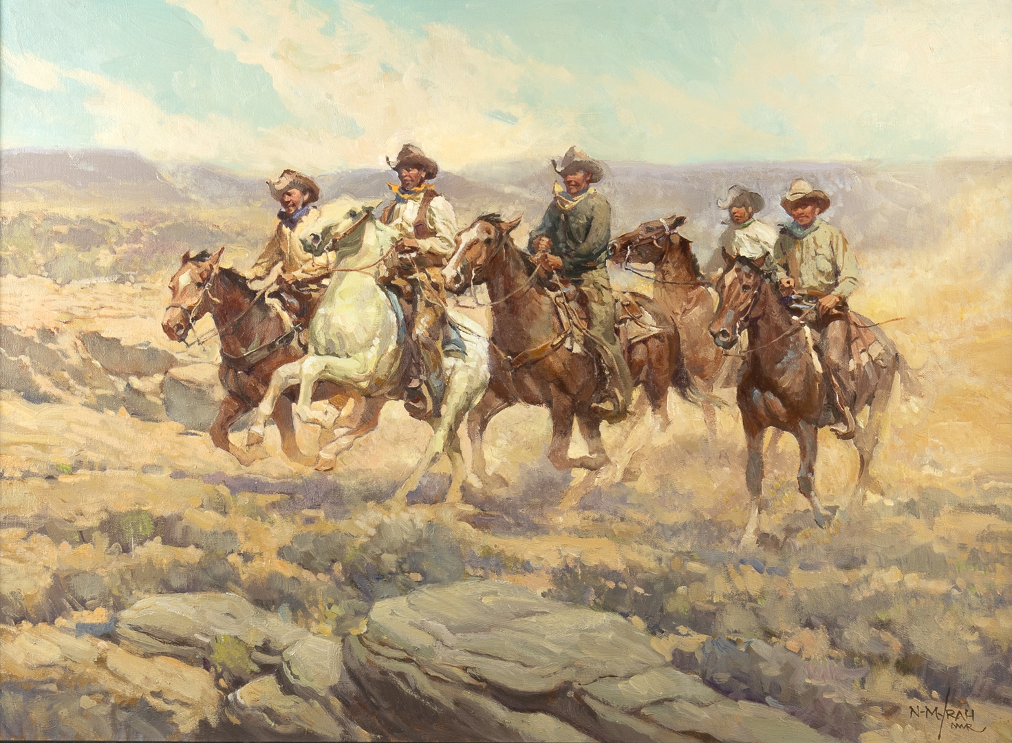 Newman Myrah | Face Off | MutualArt