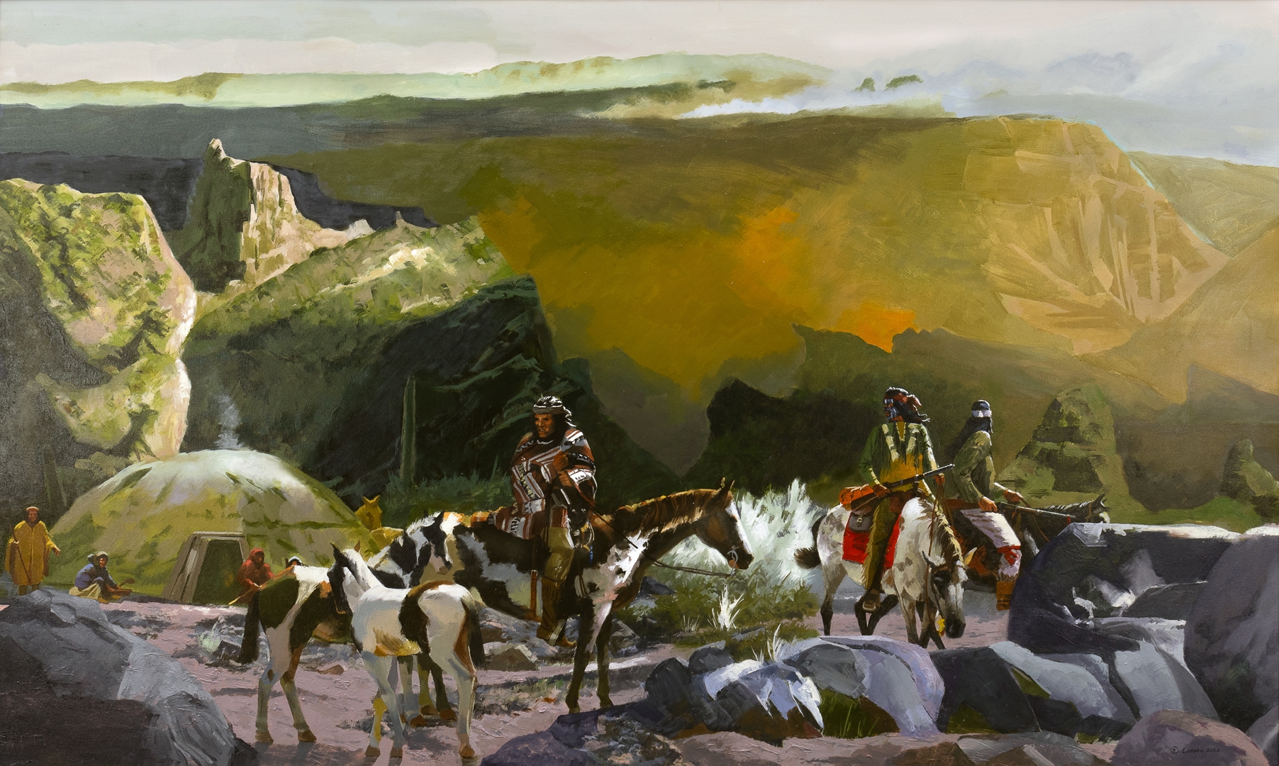 Jim Carson | Jim Carson (1942- ), Desert Dwellers (2023) | MutualArt