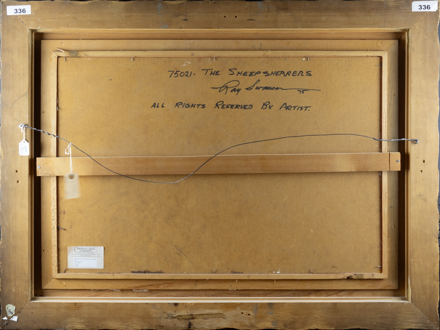 Ray Swanson | The Sheepshearers (1974) | MutualArt