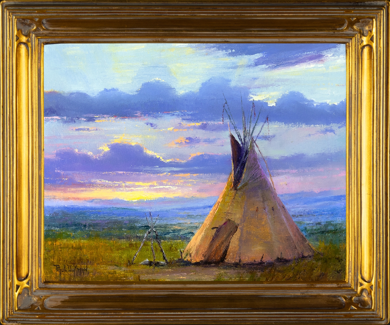 Paul Dykman | Paul Dykman (1953- ), Camp at Dawn | MutualArt